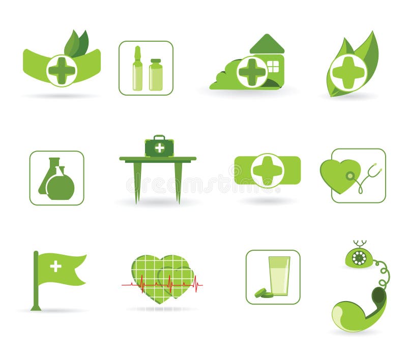 Eerste hulp - pictogrammen vector illustratie. Illustration of diagram ...