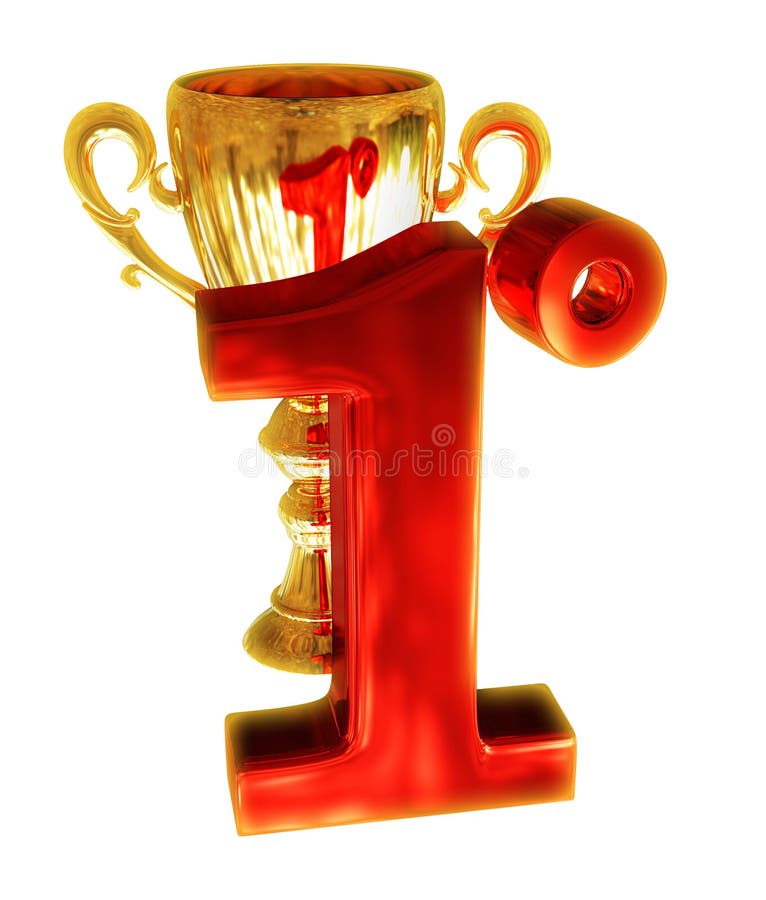 Eerste prijs stock illustratie. Illustration of concurreer - 25667608