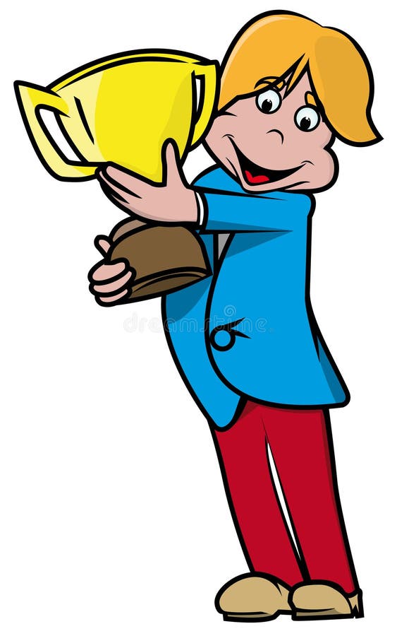 Eerste-prijs stock illustratie. Illustratie bestaande uit kleding ...