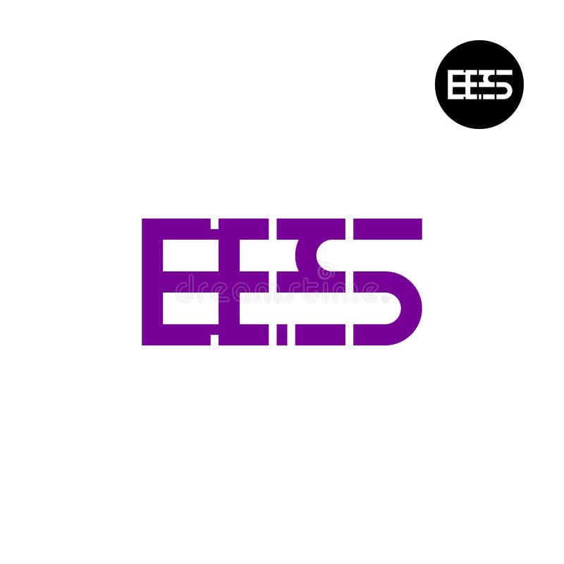EES Logo Letter Monogram Design Stock Vector - Illustration of business ...