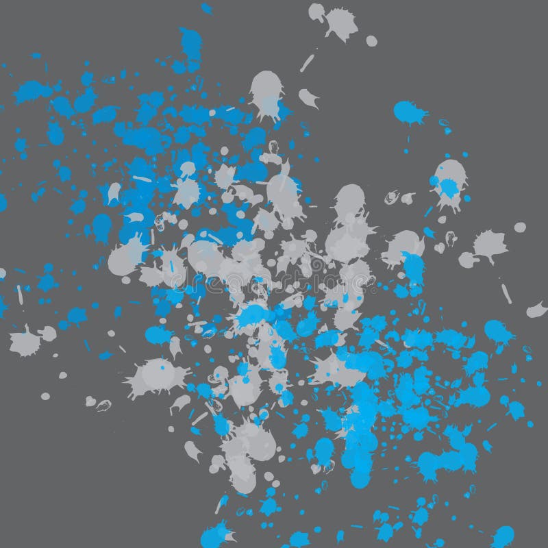 Efecto azul de la pintura stock de ilustración. Ilustración de pintura ...