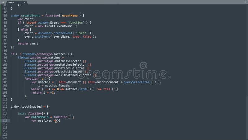 Efecto De Escritura De Código Fuente De Lenguaje De Programación De ...