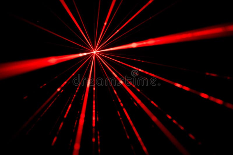 Efeito Da Luz Do Raio Laser Foto de Stock - Imagem de medida, preto ...