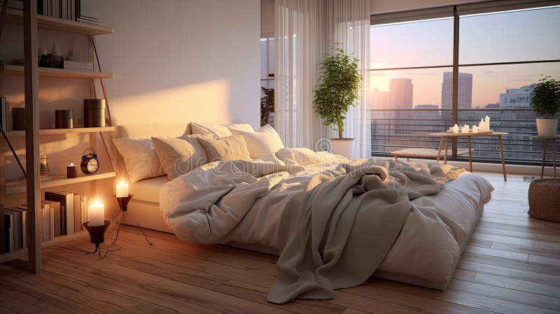 Effect Blurred Interior Room Stock Illustration - Illustration of ...