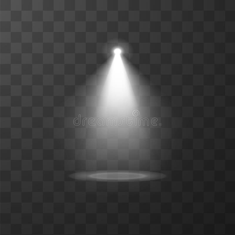 Effect of a Bright Spotlight with Dust and Illuminated Place on an ...