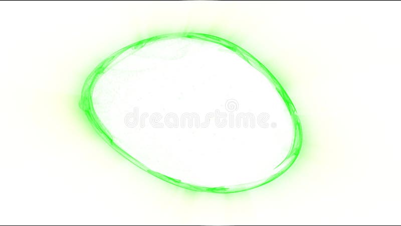 The Effect of a Circular Wavy Light Green Circle Frame Forming a ...