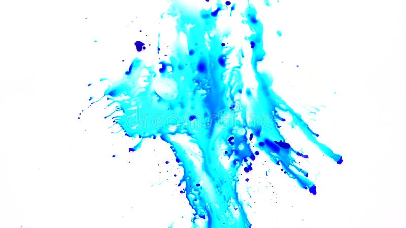 Effect Created by Ink Squashed in Glass Stock Video - Video of abstract ...