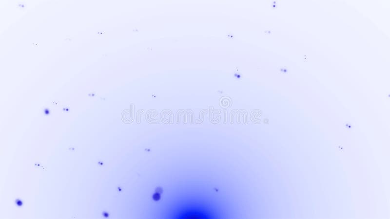 Effect of Flying Dust Particles, Dust, on a Bright Background, Blue ...
