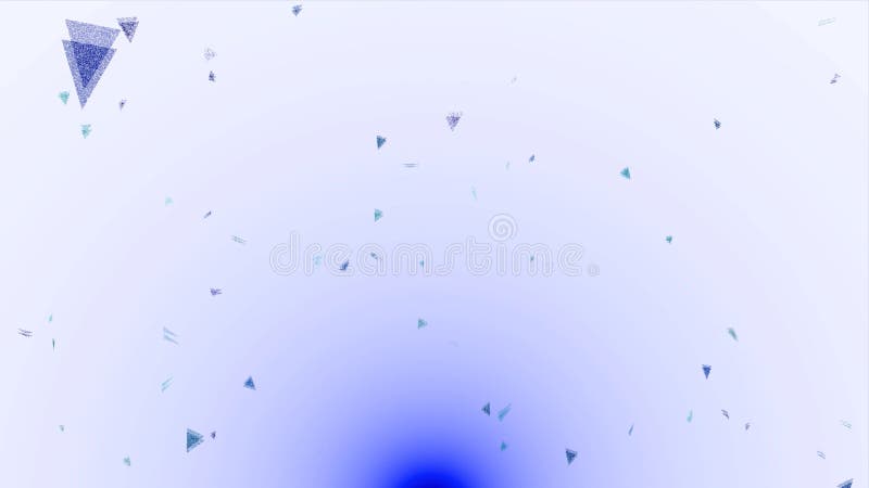 Effect of Flying Particles in the Shape of Triangles, on a Bright ...