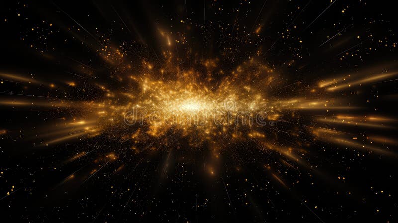 Effect Glittering Particle Explosion Stock Illustration - Illustration ...