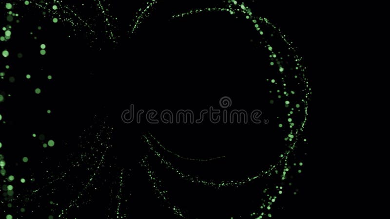 The Effect of Intertwining Round Particles on Black Stock Footage ...