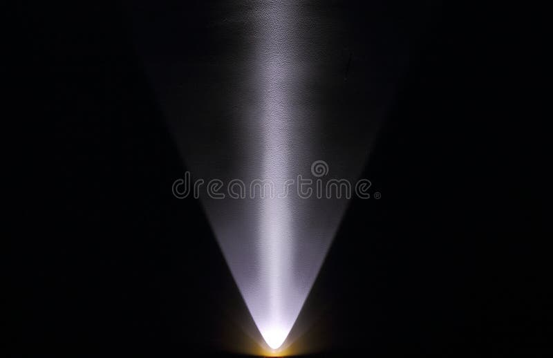 Effect - Light Pointed Against a Wall Stock Image - Image of night ...