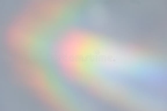 Effect with Rainbow Refraction of Light on a Wall Stock Image - Image ...