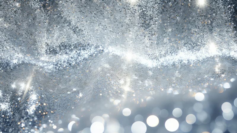 Effect Sparkle Silver Background Stock Photo - Image of glamorous, high ...