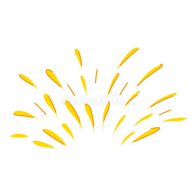 Effect Sparkles Cartoon Vector Illustration Stock Vector - Illustration ...