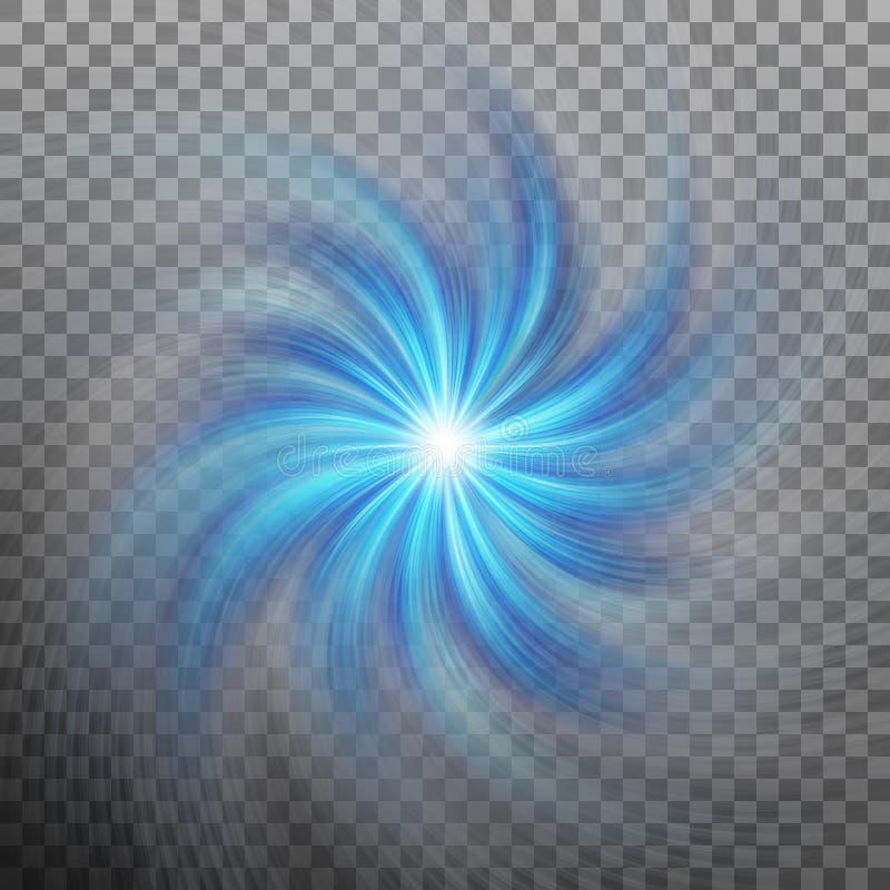 Effect of Star with Flare Light with Transparency Isolated. Stock ...