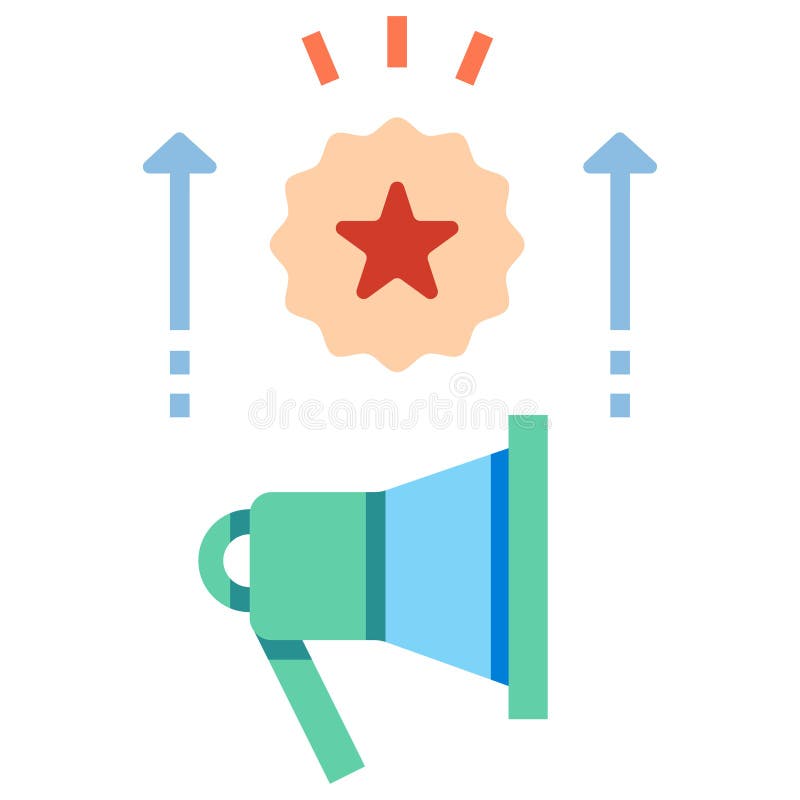 Effective Advertising Flat Illustration Stock Vector - Illustration of ...