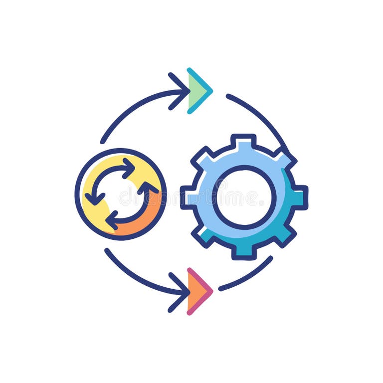 Effective Agile Development Methodologies Explored Stock Illustration ...