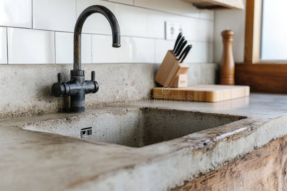 Effective Anti-Bacterial Surface Cleaner for Kitchen Countertops Stock ...