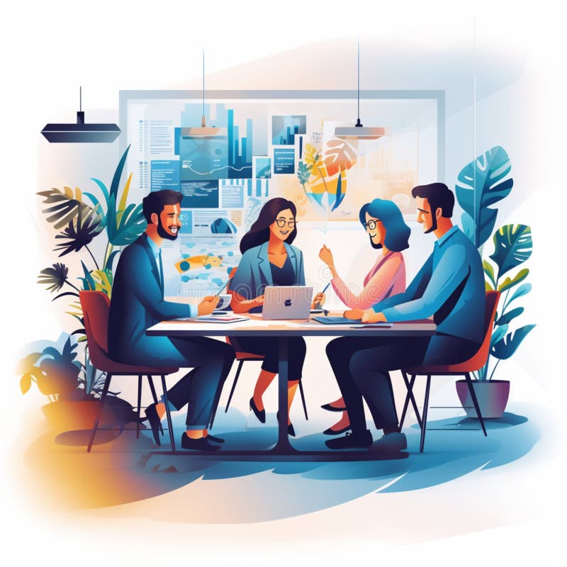 Collaboration Cartoon Stock Illustrations – 21,591 Collaboration ...