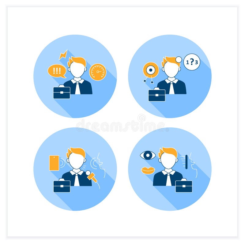 Non Verbal Communication Icons Stock Illustrations – 43 Non Verbal ...