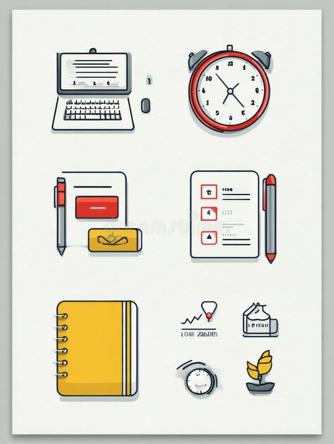 Effective Deep Work Routine Infographic Showcasing Focus Icons, Timer ...