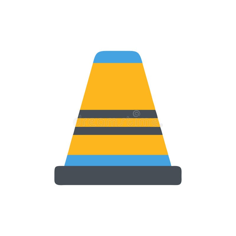 Effective Gym Cone Marker for Training Sessions Stock Illustration ...