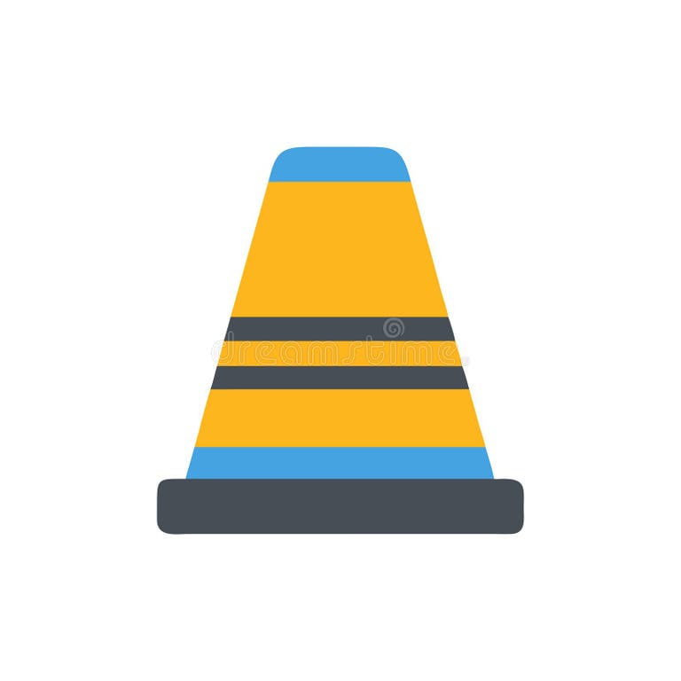 Effective Gym Cone Marker for Training Sessions Stock Illustration ...