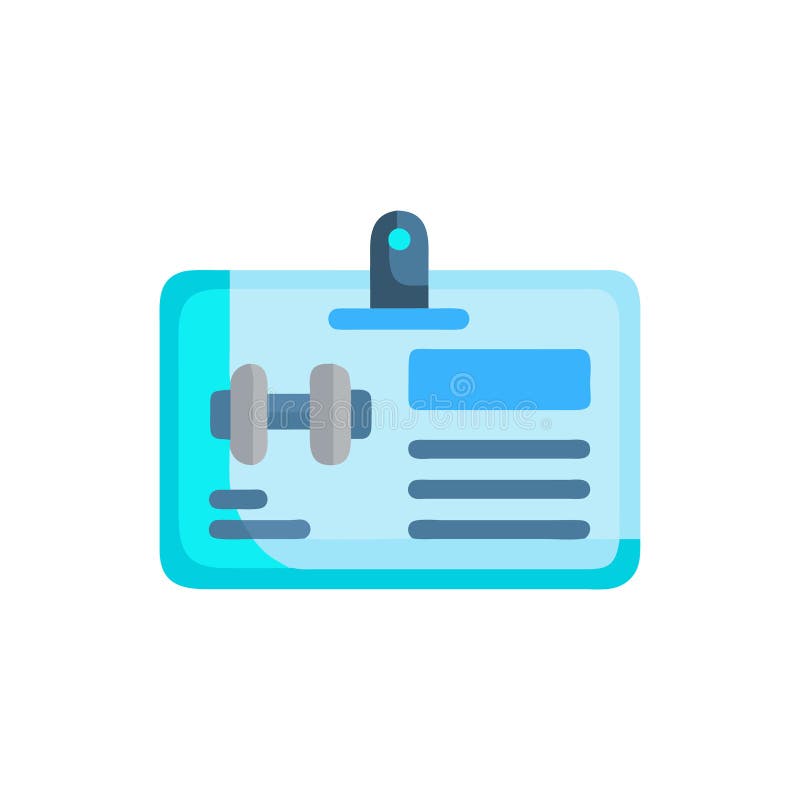 Effective Gym Membership Card for Fitness Access Stock Illustration ...