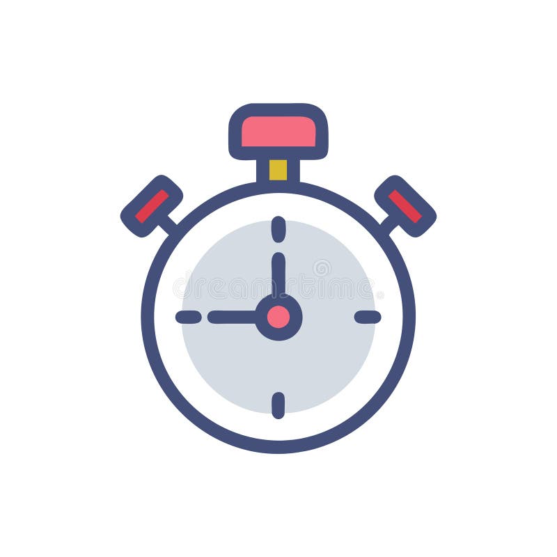 Effective Gym Stopwatch for Workout Timing Stock Illustration ...