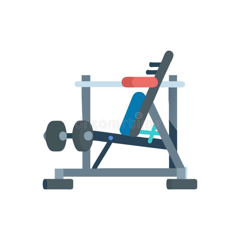 Effective Hack Squat Machine for Strength Training Stock Illustration ...