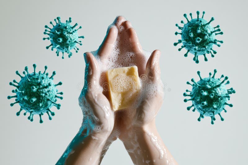 Effective Hand Washing Technique with Soap for Preventing Virus and ...