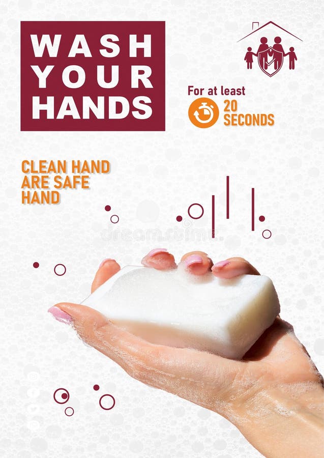 Effective Handwashing: Wash Your Hand for at Least 20 Second Stock ...