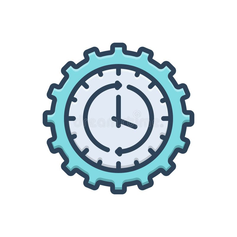 Color Illustration Icon for Effective, Emphatic and Panel Stock ...