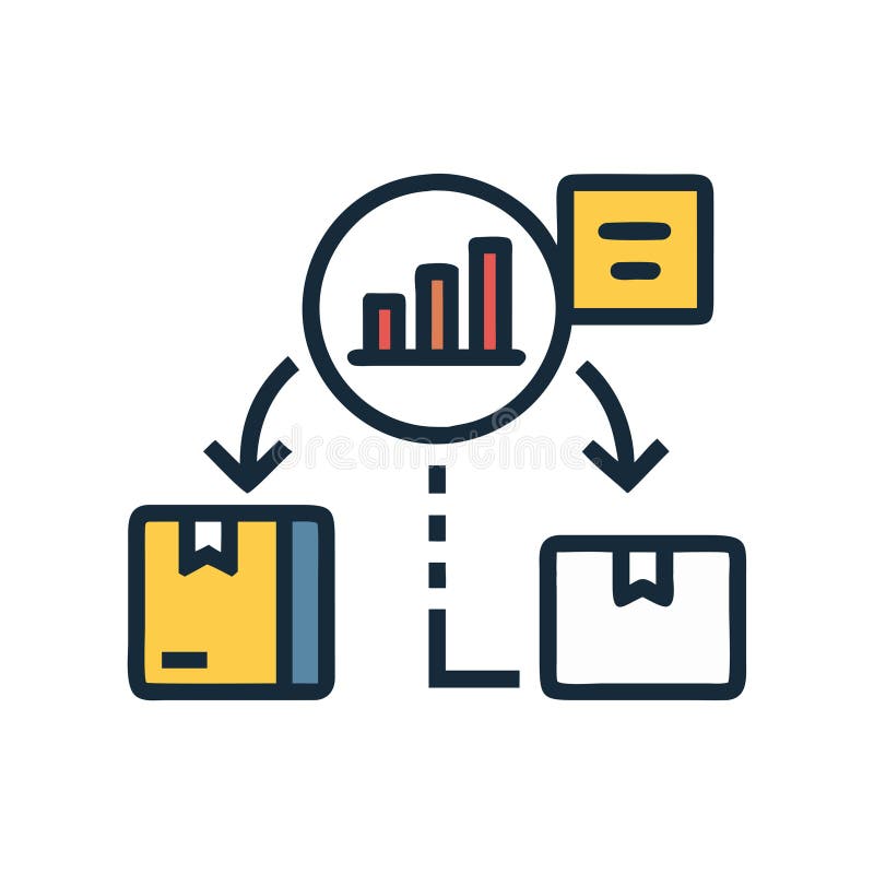 Effective Icons for Supply Chain Performance Metrics Stock Vector ...