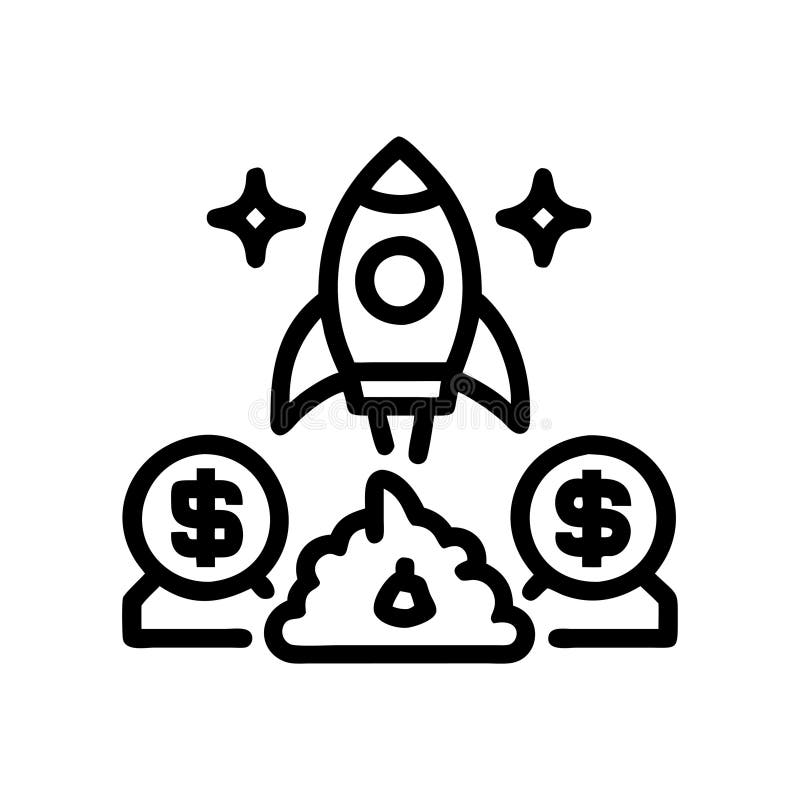 Effective Icons for Venture Capital Management Stock Vector ...