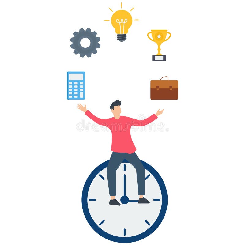 Effective Management, Productive Businessman, Multitasking or Time ...