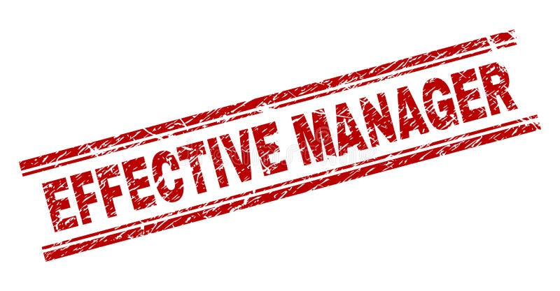 Grunge Textured EFFECTIVE MANAGER Stamp Seal Stock Vector ...
