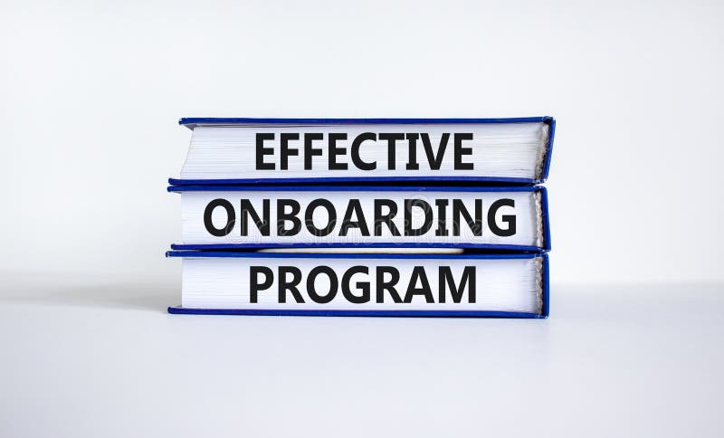 Effective Onboarding Program Symbol. Books with Words `effective ...