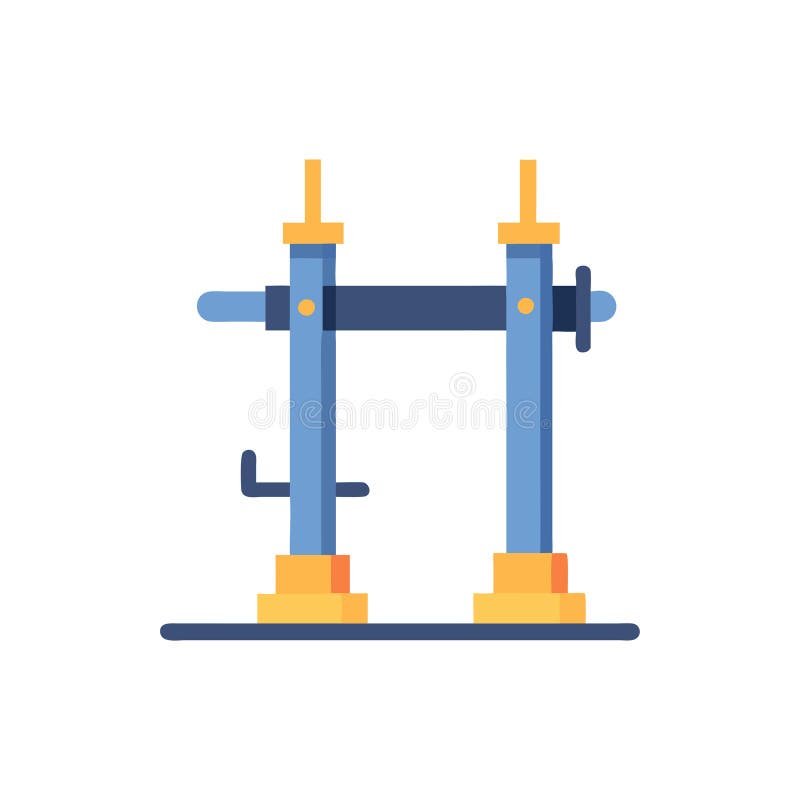 Effective Squat Stand for Strength Training Stock Illustration ...