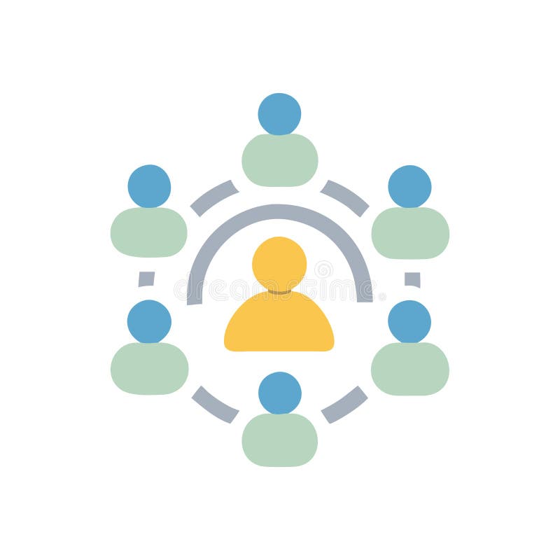 Effective Stakeholder Engagement Icons Stock Vector - Illustration of ...