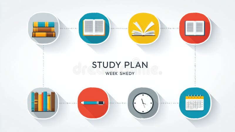 Effective Study Plan Infographic for Students Featuring Organized ...