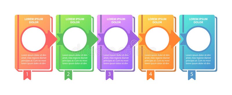 Effective Studying Steps Vector Infographic Template Stock Vector ...