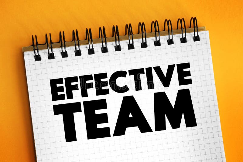 Effective Team - Members Must Unite with the Same Vision and Be ...