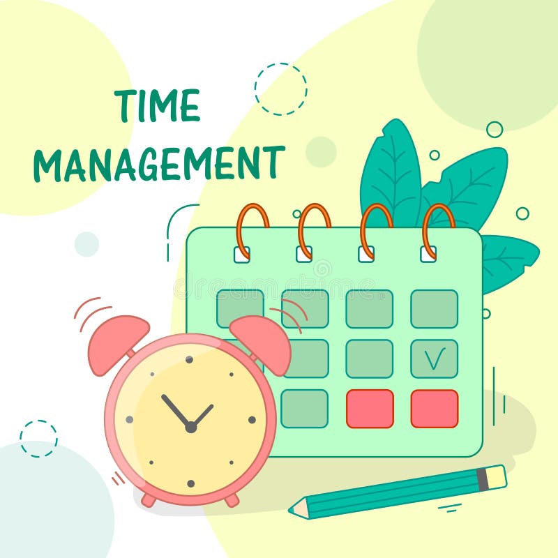 Effective time management stock vector. Illustration of color - 167529086