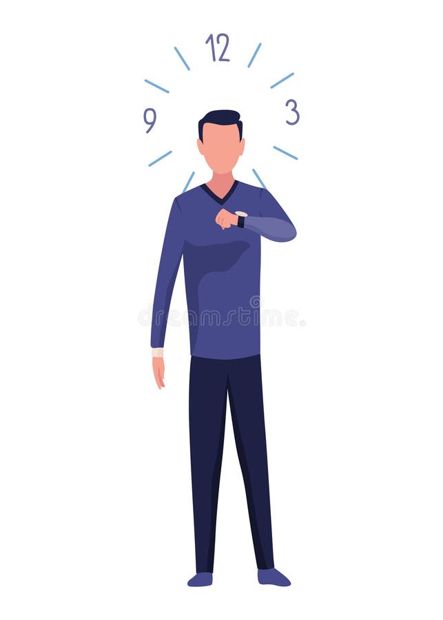 Effective Time Management Efficiency Work Time Freelance Man Worker