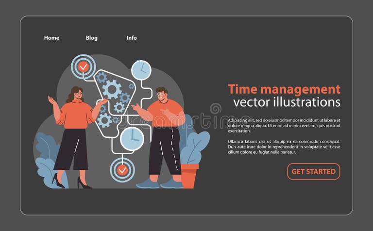 Time Management Strategies Stock Illustrations – 919 Time Management ...