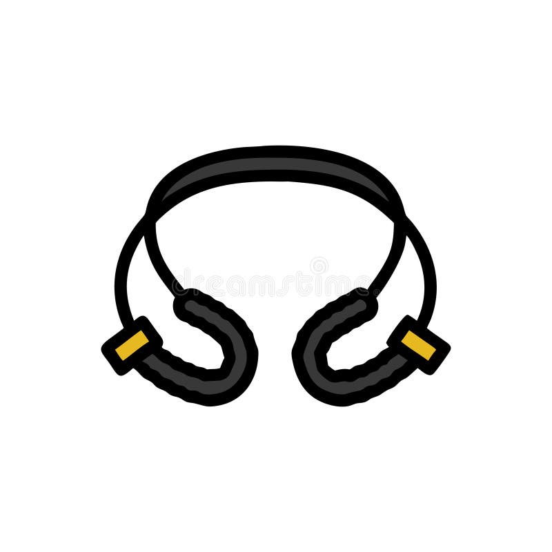 Effective Weighted Battle Rope for Training Stock Image - Illustration ...