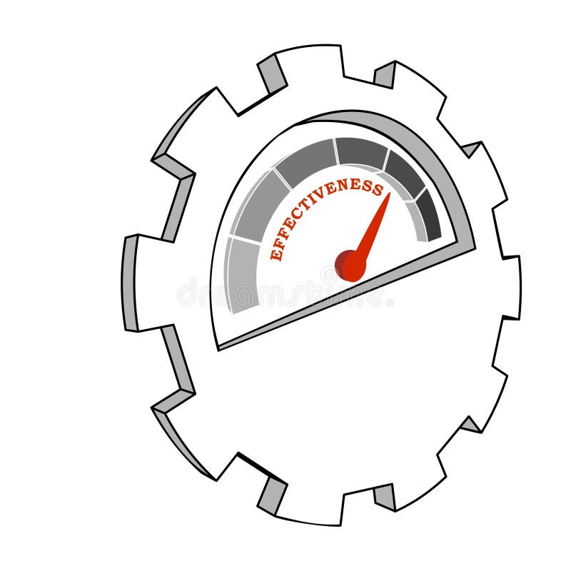 Effectiveness Increase Illustration Stock Vector - Illustration of ...