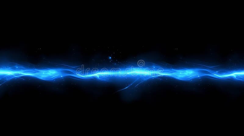 The Effects of Lighting on a Black Background and Electric Currents on ...